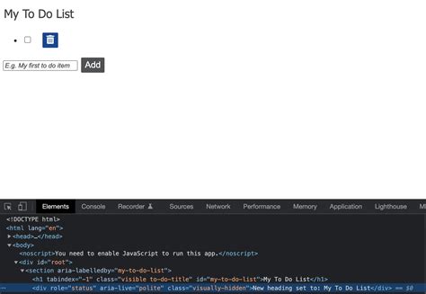 Accessible To Do List With React Js All Mad Designs Blog