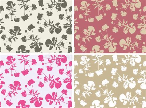 Flower Patterns Stock Vector Illustration Of Color Style 6103427
