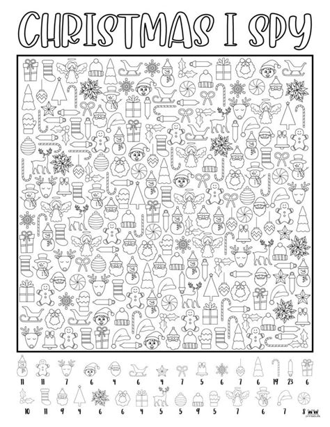 Christmas I Spy 8 Free Printables Printabulls Christmas Worksheets Printable Christmas