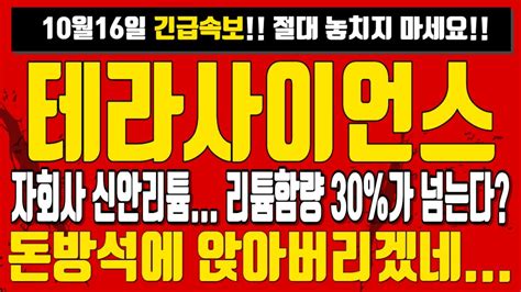 테라사이언스🔥 긴급속보 자회사 신안리튬 결과보니 리튬함량 30가 넘는다 주주분들 금일영상 필수시청 돈방석에 앉아
