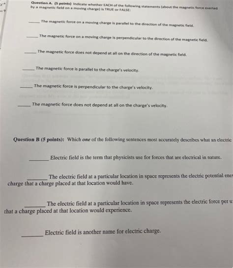 solved question a s points indicate whether each of the