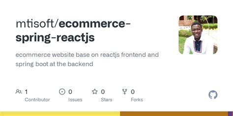 Github Mtisoftecommerce Spring Reactjs Ecommerce Website Base On Reactjs Frontend And Spring