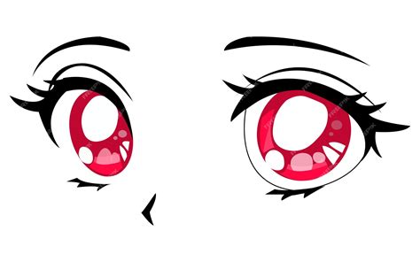 Premium Vector Anime Girls Eyes In A Manga Comic Book Frame Fancy