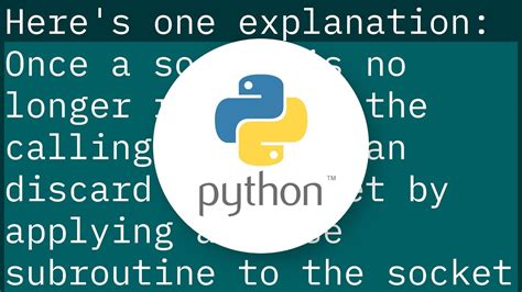 Socketshutdown Vs Socketclose Youtube