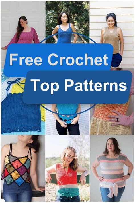 19 Free Crochet Top Patterns Perfect For Summer All Crafts