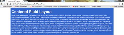 How To Make Your Website Content Center In Twitter Bootstrap In Fluid Layout