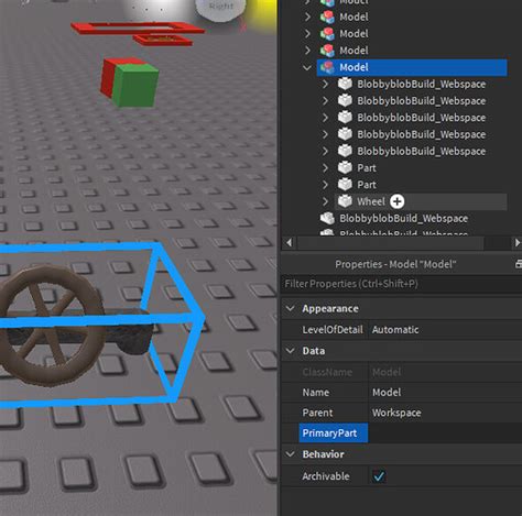 How Do You Set A Part As A Primary Part Building Support Developer