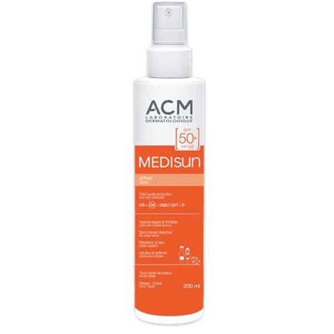 ACM Medisun Spray Spf 50 X200 Ml Sunscreen