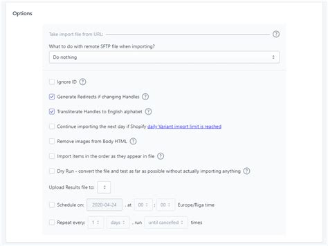 Batch Import Multiple Files From FTP SFTP Directory To Shopify