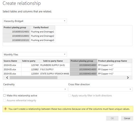 Cannot Create Relationship Microsoft Fabric Community