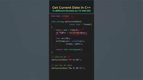 C Get Current Date In Ddmmyyyy Cpp Cplusplus Youtube