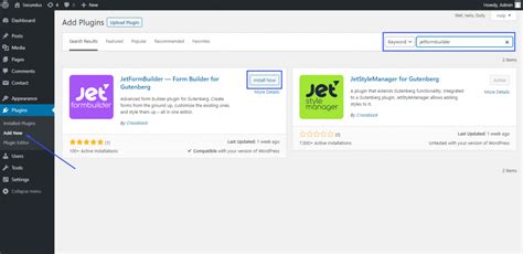Jetformbuilder Wordpress Plugin Installation Crocoblock