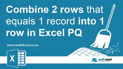 Combine 2 Rows Into 1 Record In Power Query Youtube