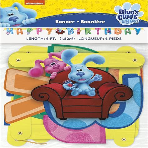 Blues Clues Happy Birthday Banner Its Party Time