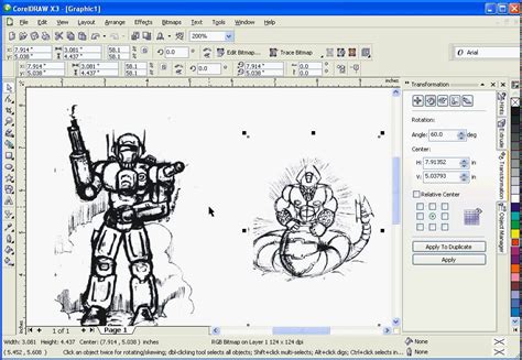 Cara Membuat Komik Dengan Coreldraw Part 1 Youtube