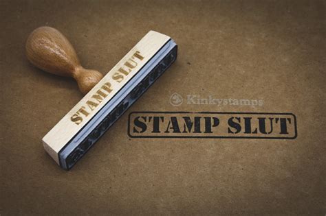 Stamp Slut Kinkystamps Tattoo Textstempel Und Mehr Für Das