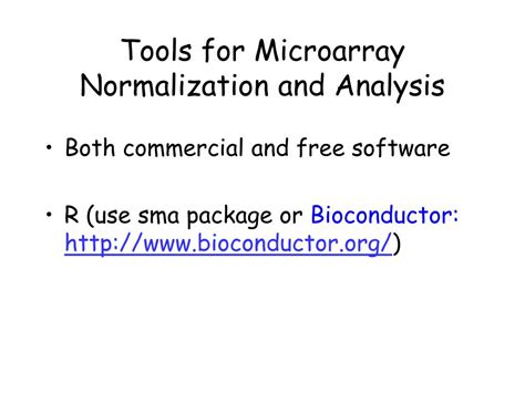 Ppt Statistics For Microarrays Powerpoint Presentation Free Download
