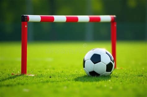 Soccer Ball Hurdles Training Drill Grass Field Low Barrier Training Aid Footwear Stock