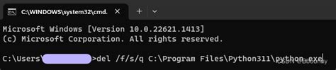 Python卸载重装完整教程python怎么卸载干净重新安装 Csdn博客
