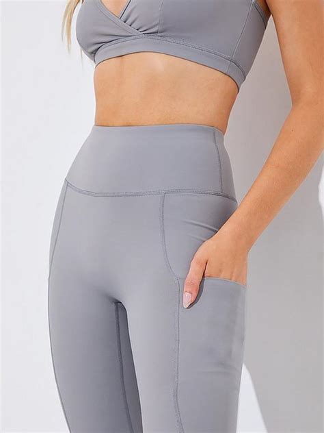 In The Style Fits Grey Soft Touch Seam Detail Legging Very
