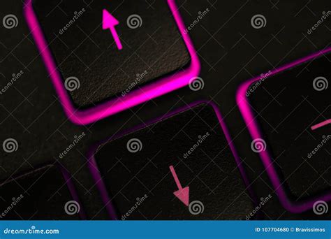 Keyboard Arrow Button On Computer Keyboard It Use For Move Cursor Stock Photo Image Of Closeup