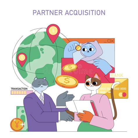 Business Flat Vector Illustration Stock Illustration Illustration Of Agreement Acquisition