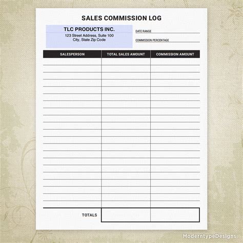 Commission Sheet Template Free