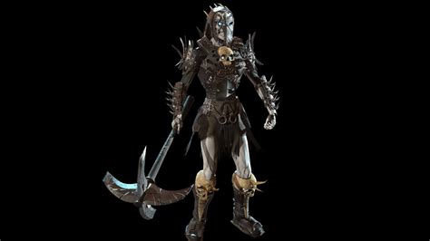 Skeleton1 Bulava - 3D Model by andryuha1981
