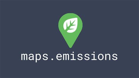 GitHub Andymjchang Maps Emissions