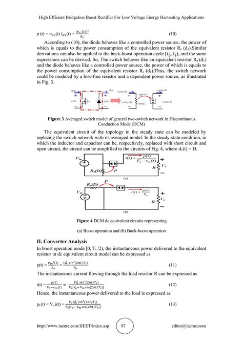 High Efficient Bridgeless Boost Rectifier For Low Voltage Energy Harvesting Applications Pdf