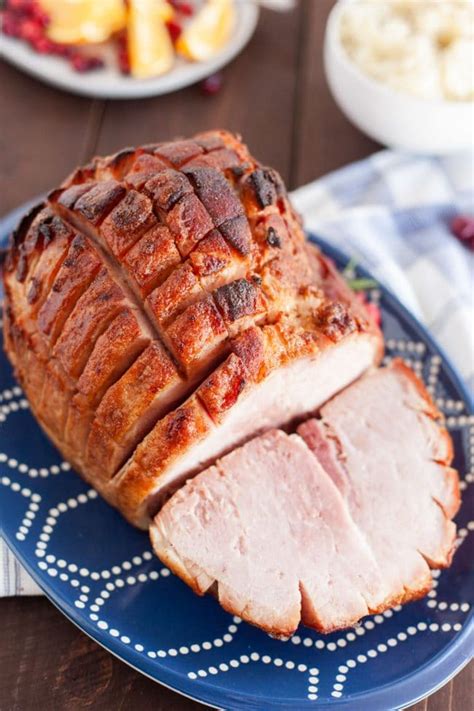 Brown Sugar Ham Baked Ham Glaze Video A Spicy Perspective