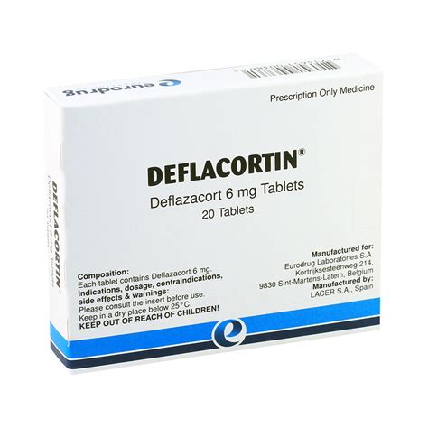 დეფლაკორტინი 6მგ 20 ტაბლეტი