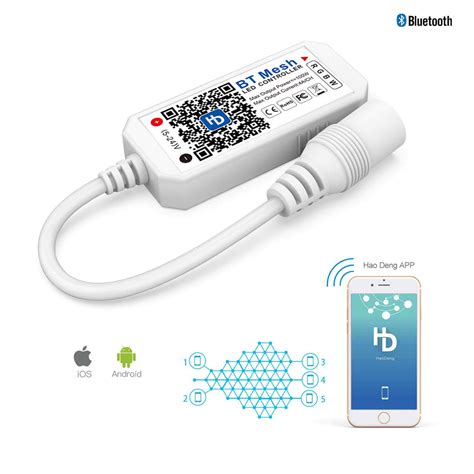 DC V Mini Bluetooth RGB LED Controller For RGB RGBW LED Strip Lights LED Controller