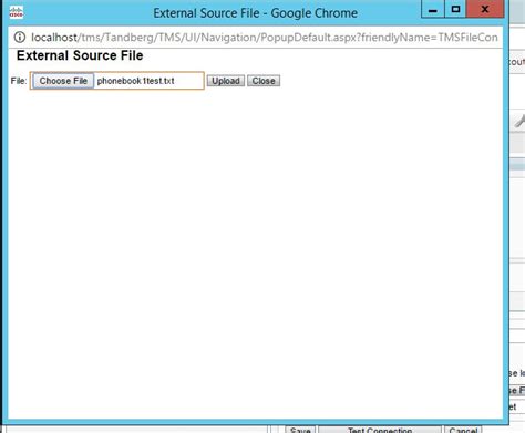 How To Create A File Based Phonebook In Tms Cisco