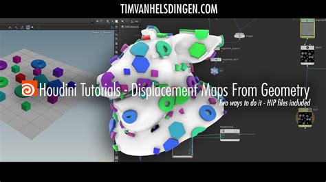 Create Displacement Maps From Geometry Sidefx