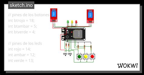 Puerta Automática Esp32 Wokwi Esp32 Stm32 Arduino Simulator
