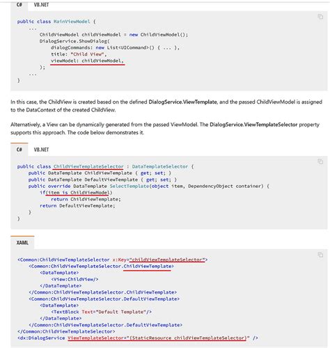 Dxwpf Dialogservice 기억상기용