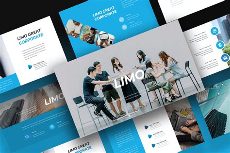 商业竞争与市场份额powerpoint演示文稿模板 Limo Business Powerpoint 51ppt模板 国外幻灯片 Keynote模板 免费ppt模板下载