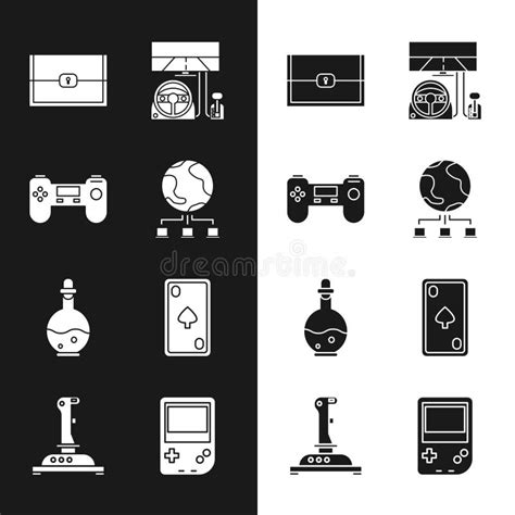 Set Computer Network Gamepad Chest For Game Racing Simulator Cockpit