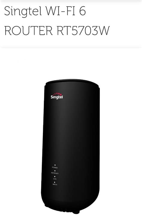 Singtel WI FI ROUTER RT W Computers Tech Parts Accessories Networking On Carousell