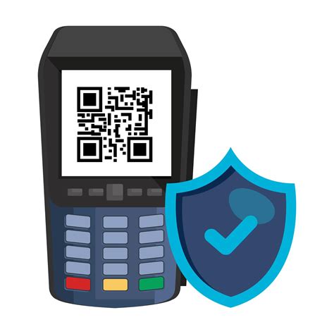 Qr Code Inside Dataphone Vector Design 1906140 Vector Art At Vecteezy