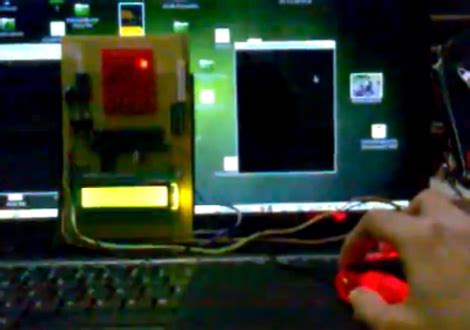 Python Maps Mouse Movements On An Led Matrix Hackaday