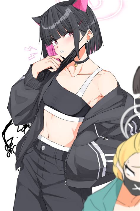 Isocha Doodle Sensei Blue Archive Kazusa Blue Archive Sensei Blue Archive Blue Archive