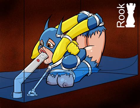 Batgirl Choke Or Drown Predicament By Rook 07 Hentai Foundry
