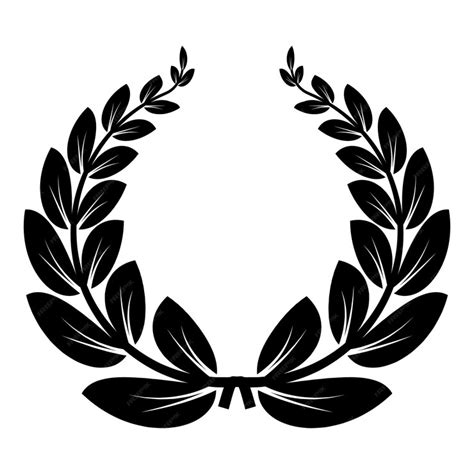 Premium Vector Leaf Wreath Icon Simple Illustration Of Leaf Wreath Vector Icon For Web