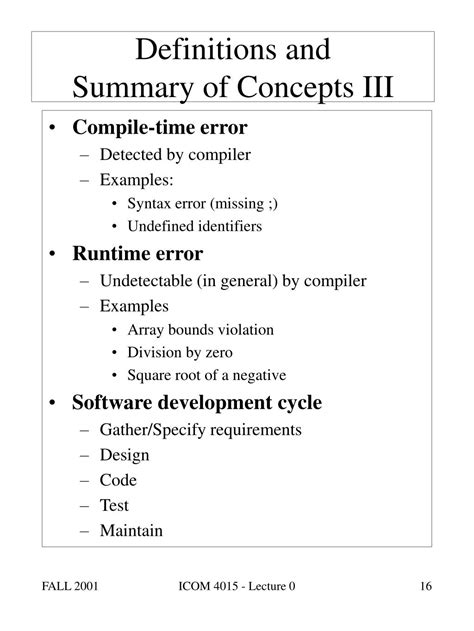 Ppt Icom 4015 Advanced Programming Powerpoint Presentation Free