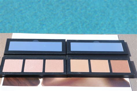 Mac Hyper Real Glow Highlighter Palettes In Get In Glowin And Flash Awe Swatches Makeup Look