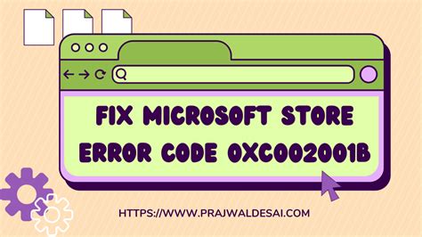 How To Fix Microsoft Store Error Code 0xc002001b