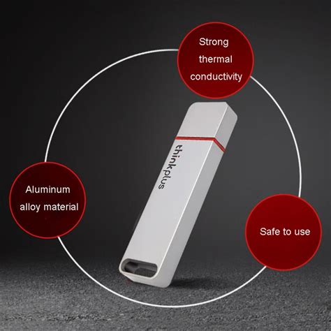 Lenovo Thinkplus Tu100pro Usb31 솔리드 스테이트 플래시 드라이브 대용량 금속 Usb 메모리 디스크 크기 512g실버