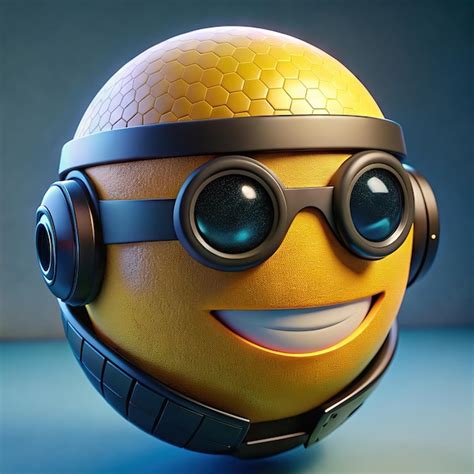 A Smiley Face Mask With A Smile On It Premium Ai Generated Image